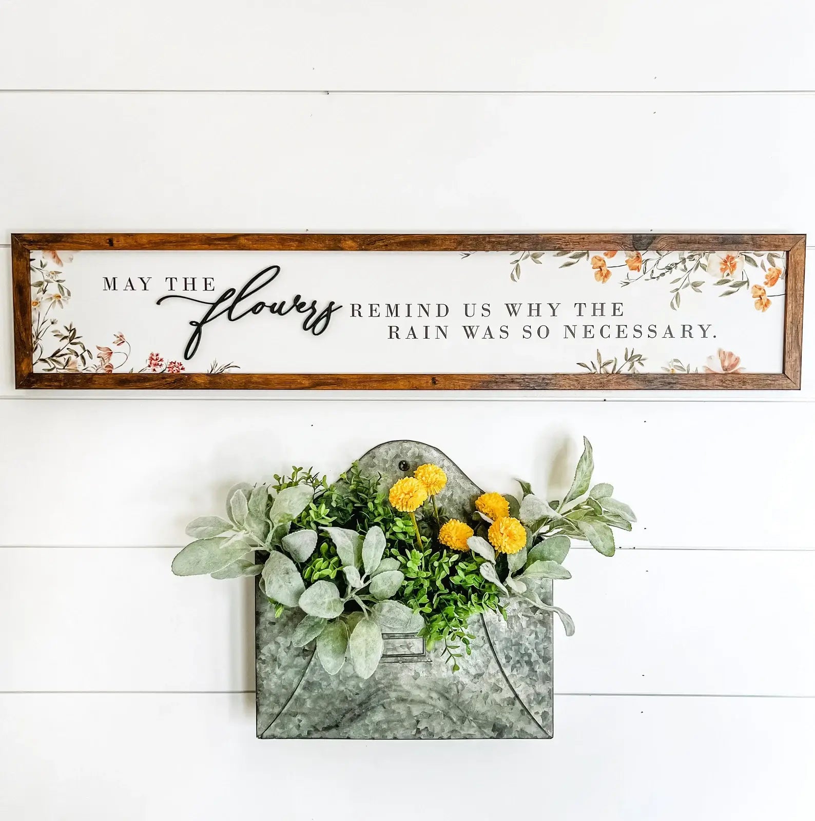 May the Flowers Remind Us Spring Quote Sign – Farmhouse Finds Gifts ...